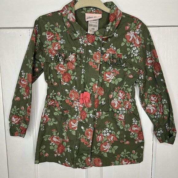 Little Lass | Jackets & Coats | Little Lass Girls Size 24 M Utility ...